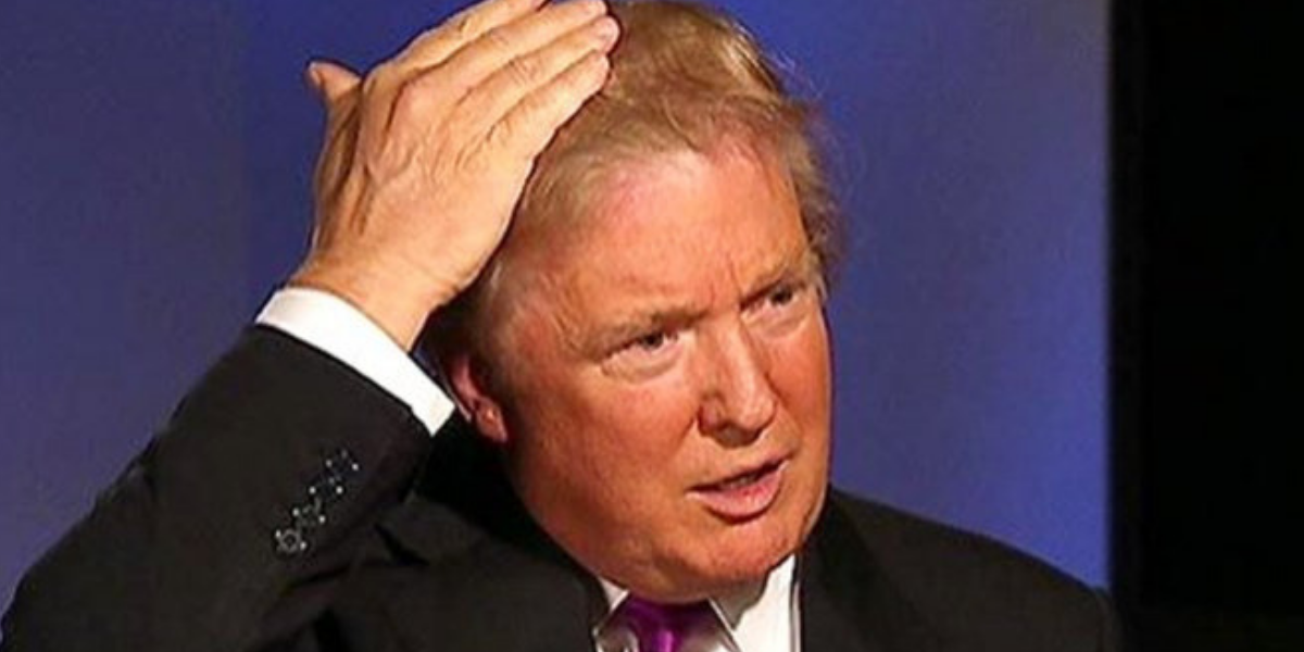 Social Media Responded To Trump Visibly Sweating While Taking Questions ...