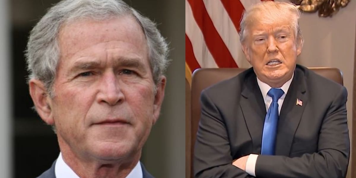 George W. Bush Tells Trump To Sit The F*ck Down After POTUS Attacks The ...