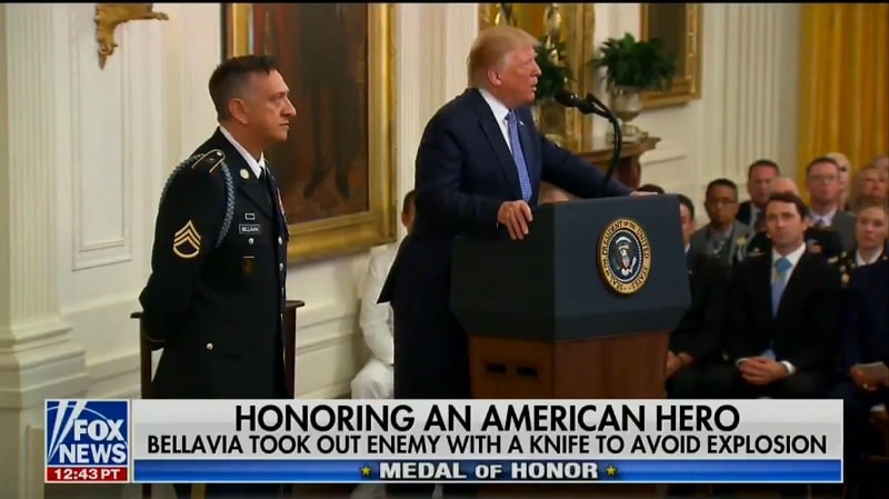 Trump Humiliates Himself While Presenting Medal Of Honor, Says ...